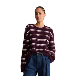 Marc O'Polo Damen Strickpullover "aus kuscheligem Alpakawolle-Mix", lila, Gr. XXS, MARC O'POLO DENIM, unifarben, Obermaterial: 33% Polyamid, 32% Alpaka, 32%