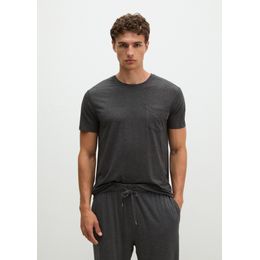 Marc O'Polo MARC O'POLO Herren Pyjamaoberteil, Gr. XXL, grau, Jersey, Obermaterial: 92% Modal, 8% Elasthan, Shirts