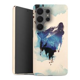 DeinDesign Galaxy S26 Ultra Handy Premium Case Smartphone Handyh&uuml;lle Schutzh&uuml;lle matt Graphic Wolf Illusion Premium Case