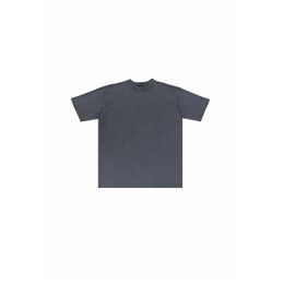 DROPSIZE Herren T-Shirt "Dropsize Regular Fit T-Shirt", grau, Gr. XL, unifarben, 100% Baumwolle, Shirts