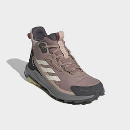 adidas terrex Damen Wanderschuh "ANYLANDER MID RAIN.RDY", Gr. 40,5, braun, Textil, Schuhe, wasserdicht