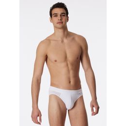 Schiesser Herren Rioslip, Gr. 5, wei&szlig;, Single Jersey, Obermaterial: 95% Baumwolle, 5% Elasthan, Unterhosen, ohne Eingriff, Cotton-Mix, weich