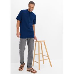 Catamaran Herren Kurzarmhemd, blau, Gr. 41, unifarben, 100% Baumwolle, Hemden