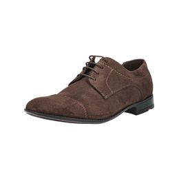 Lloyd Herren Schn&uuml;rschuh "Lloyd Businessschuhe Veloursleder", Gr. 44, braun, Veloursleder, Schuhe