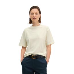 Marc O'Polo MARC O'POLO Damen T-Shirt, beige, Gr. S, Jersey, Obermaterial: 48% Baumwolle, 48% Modal, 4% Elasthan, Shirts