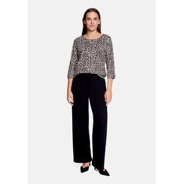Betty Barclay Damen 3/4-Arm-Shirt "Damen mit Placement", beige, Gr. 44, Jersey, Obermaterial: 100% Baumwolle, Shirts