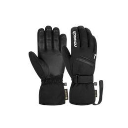 Reusch Damen Skihandschuhe "Fingerhandschuhe Morris GORE-TEX warm, wasserdicht atmungsaktiv", schwarz-wei&szlig;, Gr. 10, mehrfarbig, 80% Polyester, 15%