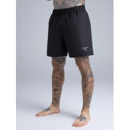 SikSilk Badeshorts Herren Gr&ouml;&szlig;e L anthrazit / schwarz / wei&szlig;