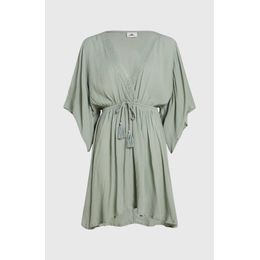 O`Neill O'NEILL Damen Strandkleid "ESSENTIALS TOKEENA COVER UP"marble arch, Gr. M, Obermaterial: 100% Viskose, Kleider, mit Kordelzug mit Quasten, aus