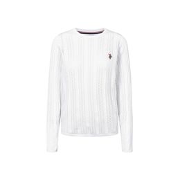 U.S. Polo Assn. Pullover 'UWMynthe' Damen Gr&ouml;&szlig;e L wei&szlig;