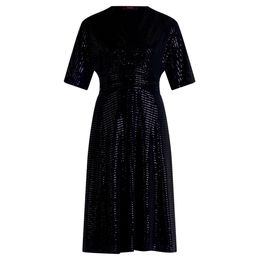Vera Mont Damen Cocktailkleid "Damen im Glitzer-Look", schwarz, Gr. 40, Obermaterial: 86% Polyamid, 9% Polyester, 5% Elasthan, Kleider
