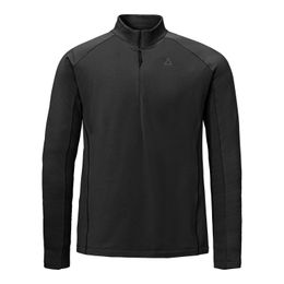 Sch&ouml;ffel SCH&Ouml;FFEL Herren Fleecepullover, schwarz, Gr. 46, Obermaterial: 94% Polyester, 6% Elasthan, Sweatshirts, f&uuml;r Erwachsene, aus Polyester und Elasthan