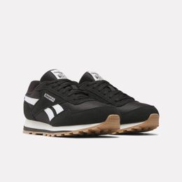 Reebok CLASSIC Jungen Sneaker "CLASSIC AZ", Gr. 37washed schwarz, schwarz, chalk, Leder, Textil, Schuhe