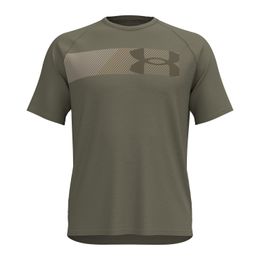 Under Armour T-Shirt Tech Graphic Marine OD Green/Chity Khaki (Gr&ouml;&szlig;e: XXL)