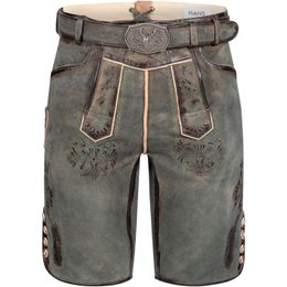 HANS Lederhose Ostsee Mittelgrau (Gr&ouml;&szlig;e: 58)