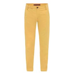 Cipo & Baxx CIPO & BAXX Herren Stoffhose "Cipo & Baxx Hose", gelb, Gr. 31, uni, Obermaterial: 97% Baumwolle CO. 3% Elasthan EL., Hosen, im modischen Slim