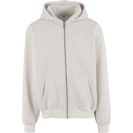 Karl Kani Herren Neopren-Hoodie "Karl Kani Signature Oversized Zip Hoodie", beige, Gr. M, mehrfarbig, 60% Baumwolle, 40% Polyester, Pullover