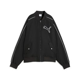 Puma Damen Allwetterjacke "T7 Bomberjacke Erwachsene", schwarz, Gr. L, Obermaterial: 100% Polyester. Futter: 100% Polyester. F&uuml;llung: 100% Polyester.