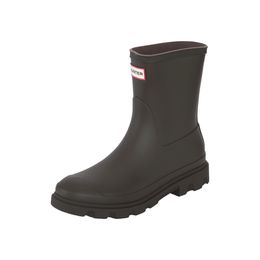 Hunter Herren Gummistiefel "UNISEX DOWNPOUR SHORT BOOT", Gr. 43, braun, Synthetik, Schuhe, wasserdicht