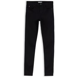 Tommy Hilfiger Damen Skinny-fit-Jeans "COMO MID RISE SKINNY STAY BLACK", schwarz, Gr. 25, unifarben, Denim/Jeans, Obermaterial: 91% Baumwolle, 6%