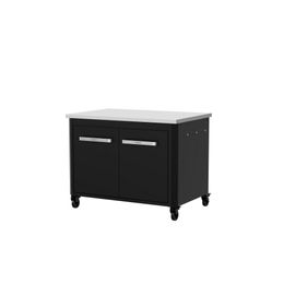 Cozze Au&szlig;enk&uuml;che-Modul mit Edelstahl-Arbeitsplatte 93,5 x 70 x 67 cm