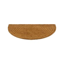 Astra Fu&szlig;matte 'Coco Shape' ca. 45 x 75 cm Halbkreis Bogen