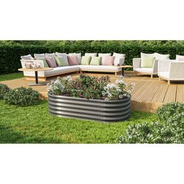 Vitavia Hochbeet 'Vita 401 Basic' 162 x 40 x 82 cm granitfarben