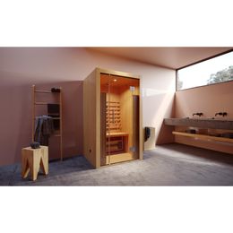 Weka Infrarot-Kabine 'Hamina 1' 109,5 x 103,5 cm mit Glasfront