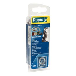 Rapid &Ouml;sen mit Ring &Oslash; 12 x 23 mm 25 St&uuml;ck inkl Einschlagwerkzeug
