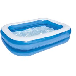 Bestway Planschbecken 'Family' blau/wei&szlig; 211 x 132 x 46 cm