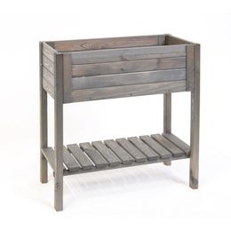 WESTMANN Hochbeet 'Lisa' grau Holz 79 x 39 x 79 cm