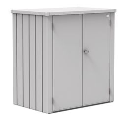 BioHort Terrassenschrank 'Romeo' Gr. L silber-metallic 132 x 140 x 87 cm
