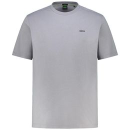 Herren Gro&szlig;e Gr&ouml;&szlig;en | BOSS T-Shirt mit Elasthan Farbe mittelgrau Gr&ouml;&szlig;e: 4XL