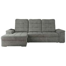Ecksofa mit Schlaffunktion Madrito grau Ma&szlig;e (cm): B: 256 H: 89 Sofas > Sofas nach Material > Stoffsofas &raquo; Sofa DE