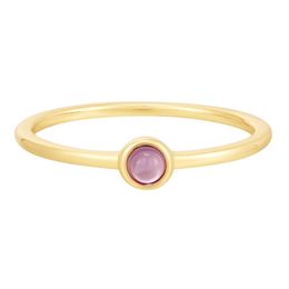 Glanzst&uuml;cke M&uuml;nchen Damen Fingerring "GSM4000", 58, Silber 925 (Sterlingsilber), 1,1mm, lila, GLANZST&Uuml;CKE M&Uuml;NCHEN, Silber 925 (Sterlingsilber), Fingerringe, mit Amethyst