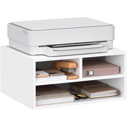 WOLTU Aktenregal, Wei&szlig;, Holzwerkstoff, 1 F&auml;cher, Rechteckig, 47x22.5x40 cm, Arbeitszimmer, B&uuml;rozubeh&ouml;r