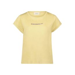 Cartoon Damen Kurzarmshirt "Damen mit Rundhalsausschnitt", lila, Gr. 44, Obermaterial: 50% Baumwolle, 50% Modal, Shirts, Placement