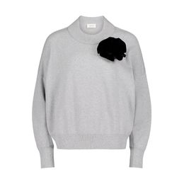 Cartoon Damen Strickpullover "Damen mit Rundhalsausschnitt", grau, Gr. 42, Obermaterial: 55% Viskose, 30% Polyester, 15% Polyamid, Pullover