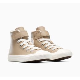 Converse M&auml;dchen Sneakerboots "CHUCK TAYLOR ALL STAR 1V", Gr. 31, beige, Textil, Schuhe, Winterschuhe, Schn&uuml;rboots, Sneaker, gef&uuml;ttert