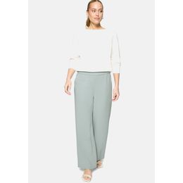 Zero Damen Stoffhose "Damen in 7/8 L&auml;nge", gr&uuml;n, Basic, Gr. 44, unifarben, Twill, Obermaterial: 96% Polyester, 4% Elasthan. Futter: 100% Polyester.
