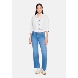 Betty Barclay Damen Jackenblazer "Damen mit 3/4 Arm", wei&szlig;, Gr. 40, Denim/Jeans, Obermaterial: 71% Baumwolle, 26% Polyester, 3% Elasthan, Blazer,