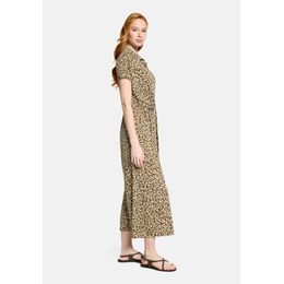 Betty Barclay Damen Overall "Damen mit Eingrifftaschen"beige, khaki, Gr. 42, Jersey, Obermaterial: 94% Polyester, 6% Elasthan, Overalls