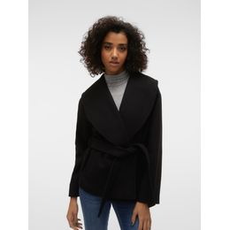 V&eacute;ro Moda VERO MODA Damen Kurzjacke "VMANNE BERGEN JACKET GA NOOS", schwarz, Gr. XS, unifarben, Web, Obermaterial: 100% Polyester, Jacken, Kunstfaser