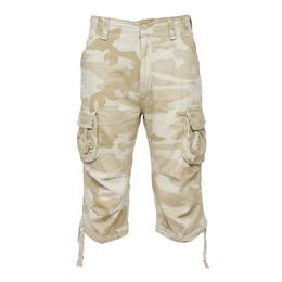 Brandit Herren Stoffhose "Brandit Herren Urban Legend Cargo 3/4 Shorts", beige, Gr. XXXL, unifarben, 100% Baumwolle, Hosen