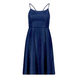 Vera Mont Damen Cocktailkleid "Damen mit Schn&uuml;rung", blau, Gr. 34, Obermaterial: 100% Polyester. Futter: 100% Polyester, Kleider