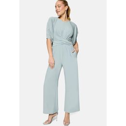 Zero Damen Strickjacke "Damen kurzarm", blau, festlich, Gr. M, unifarben, Obermaterial: 70% Viskose, 30% Polyester, Strickjacken, Plain/ ohne Details