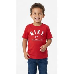 Nike Sportswear Jungen T-Shirt "NKB FOOTBALL BCS FIELD SPORT T", rot, Gr. 116, Obermaterial: 60% Baumwolle, 40% Polyester, Shirts, f&uuml;r Kinder, aus