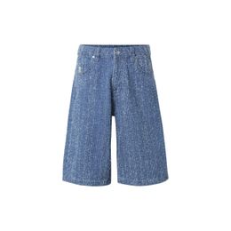 Karl Kani Herren Jeansshorts "Karl Kani Kani Jeans Distressed Denim Jorts", blau, Gr. 34, 100% Baumwolle, Jeans