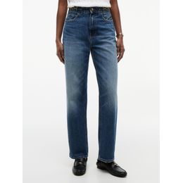 Tommy Hilfiger Damen High-waist-Jeans "TAPERED CAM HW ANKLE", blau, Gr. 26, unifarben, Denim/Jeans, Obermaterial: 100% Baumwolle, Jeans, Baumwolle,