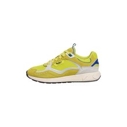 Pepe Jeans Herren Trainingsschuh "trainers MARLON SPORTY M", Gr. 44, gelb, 60% Cow Suede, 35% Polyamid, 5% Polyurethan, Schuhe